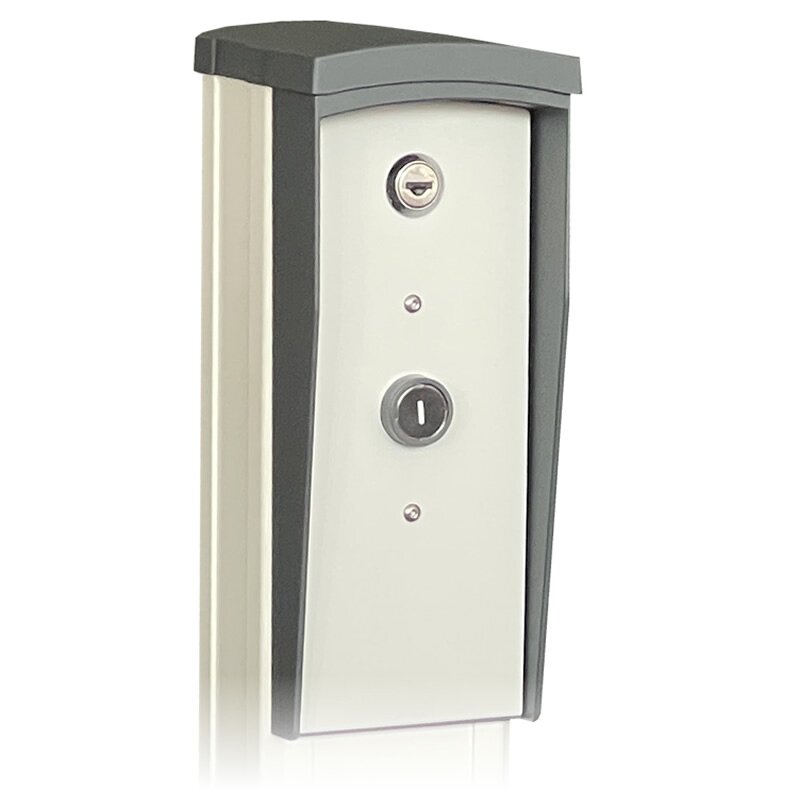 Aluminium-Standsäule ST 1100-V2.0, Abdeckung in RAL 7016,